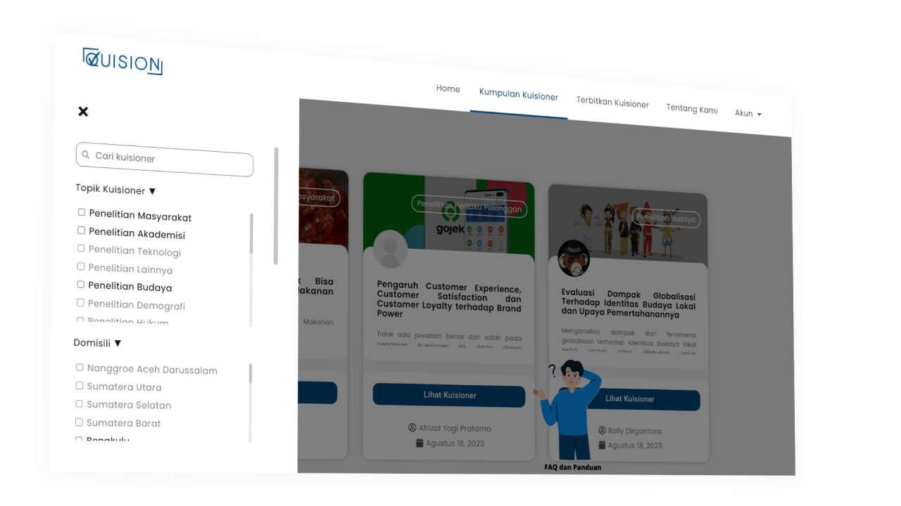 Pengisian Form Reward dan Kuisioner – Quision.id