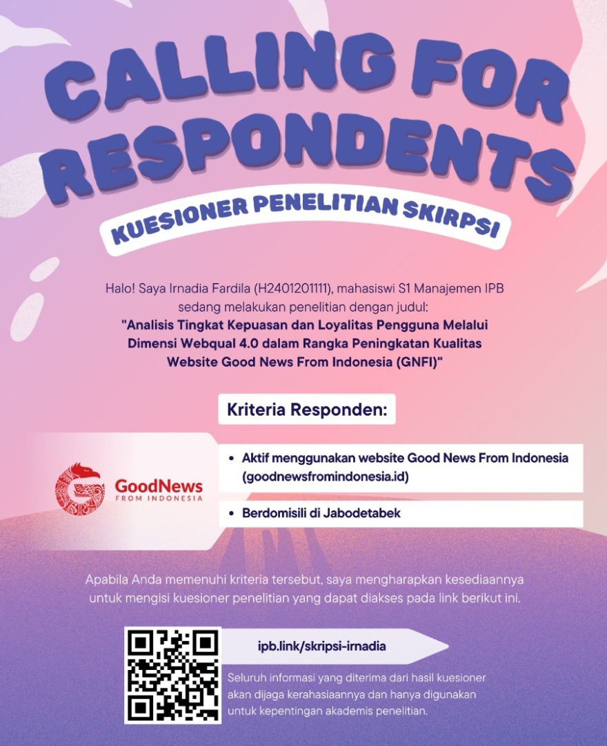 Kuesioner Tingkat Kepuasan dan Loyalitas Pengguna Website Good News ...